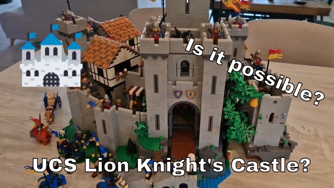 This Castle Is Massive! - UCS Lions Knights Castle (Lego 10305 ...