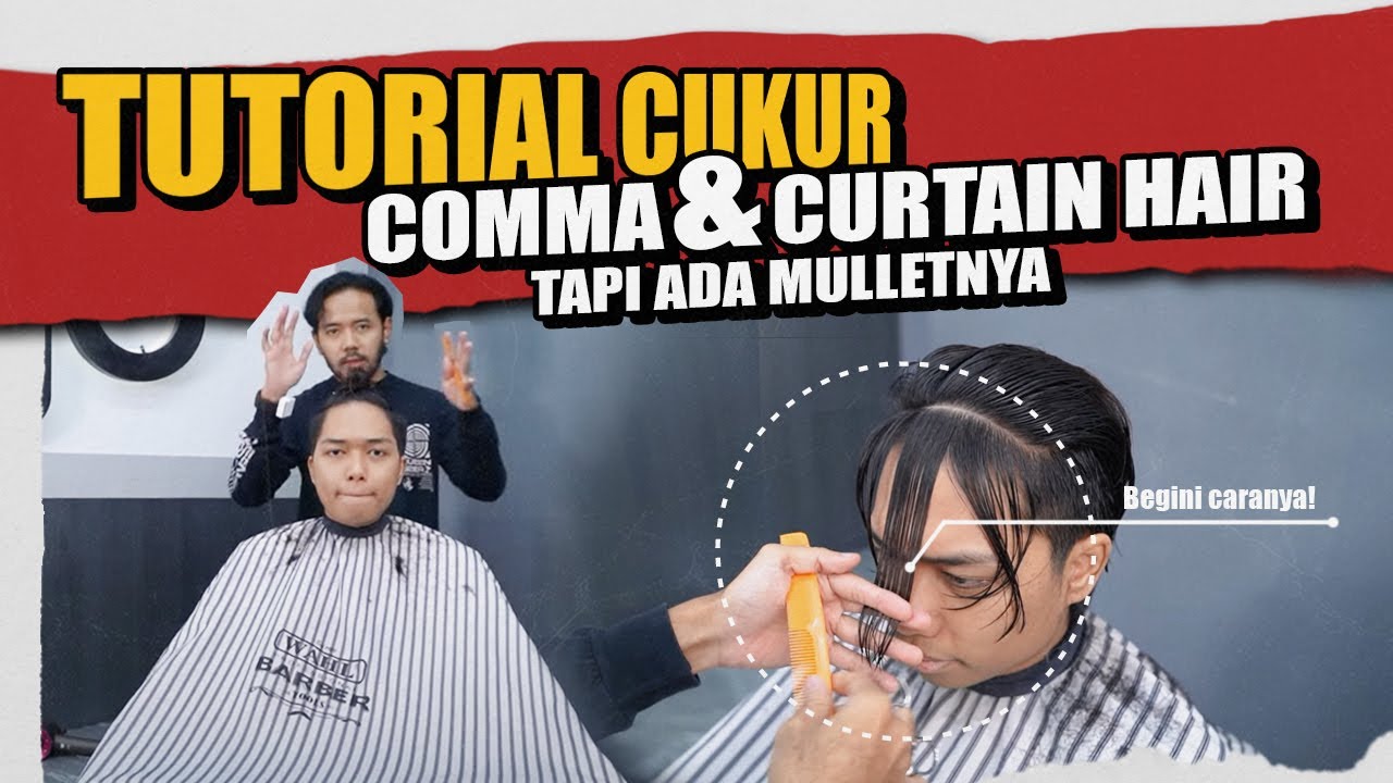 Haircut Tutorial Comma Hair With Mullet By HAIJOEL - YouTube