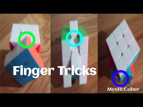 How to use Finger Tricks on a Rubix Cube - YouTube