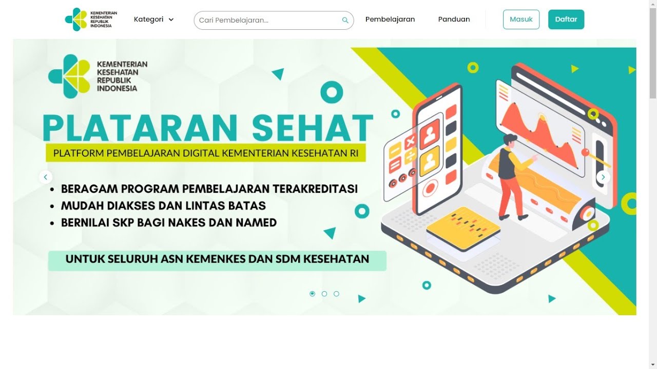 Tutorial Download Materi di Laman Plataran Sehat Kemenkes - YouTube