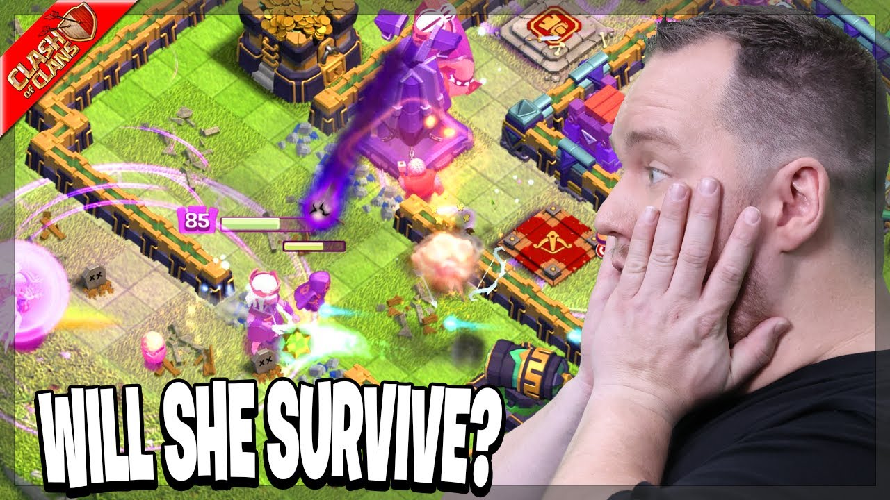 Can you Queen Charge through the NEW Monolith at TH15? (Clash of Clans ...