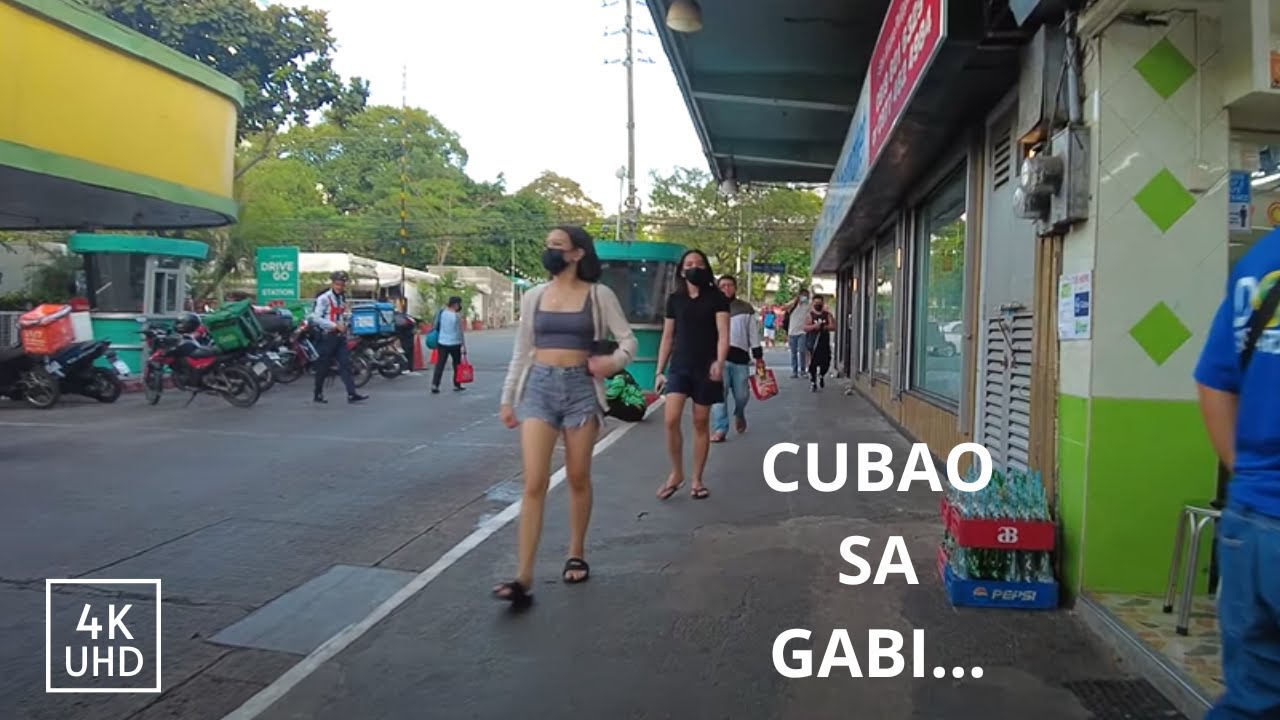 Night Scenes in Cubao | Night Walk Tour Quezon City Manila Philippines ...