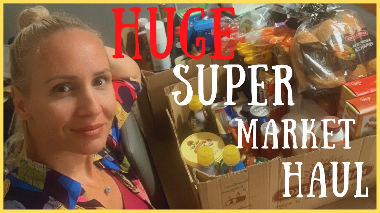 HUGE Super Market Haul Maria Koutroulaki - YouTube