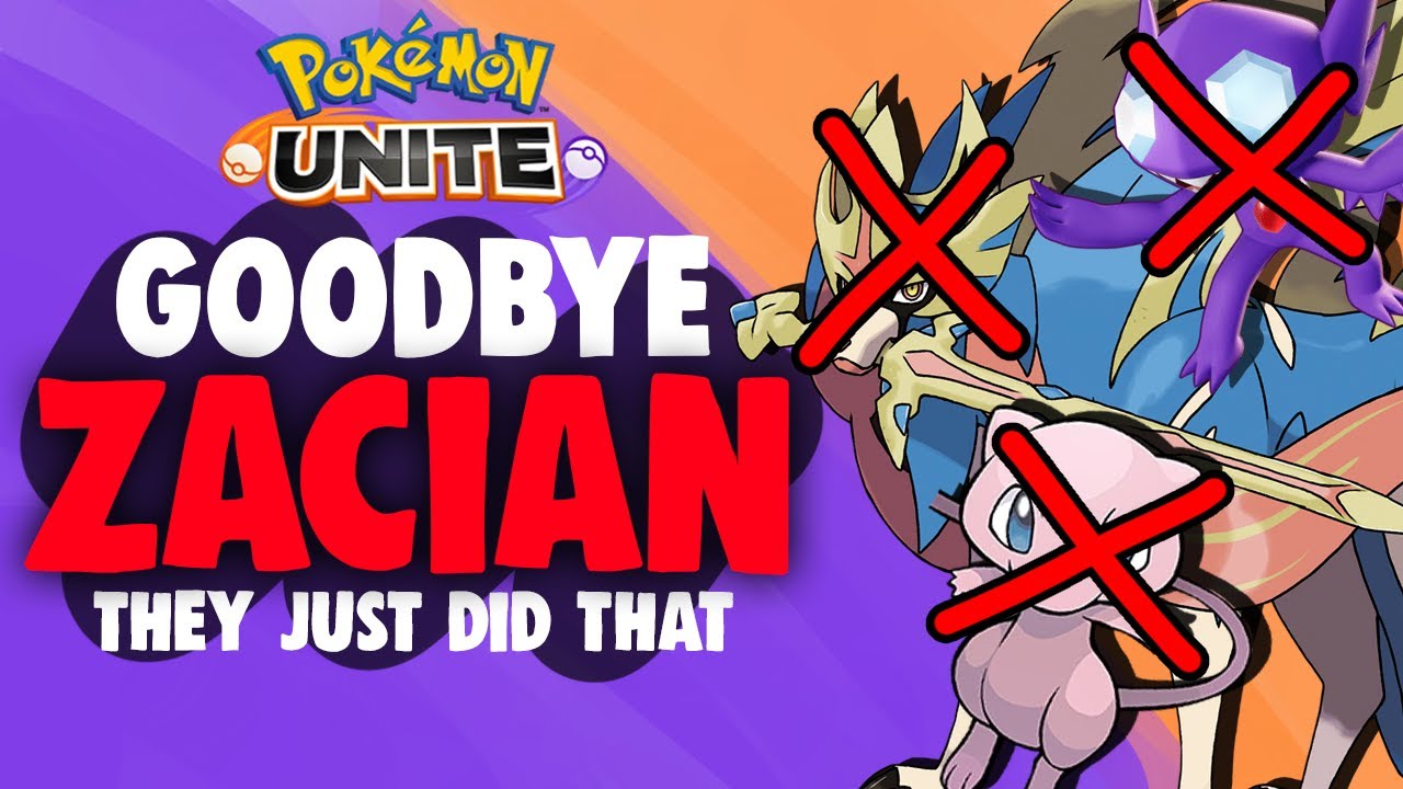 POKEMON UNITE JUST DID THAT! Zacian, Mew, Sableye NERFED! NEW PATCH ...