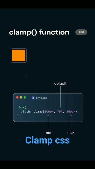 Css Clamp Property Css Programming Coding Javascript Shorts Webdevelopment Html5
