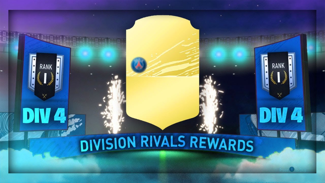 NICE PULL!! DIV 4 DIVISION RIVALS REWARDS (FIFA 20) - YouTube