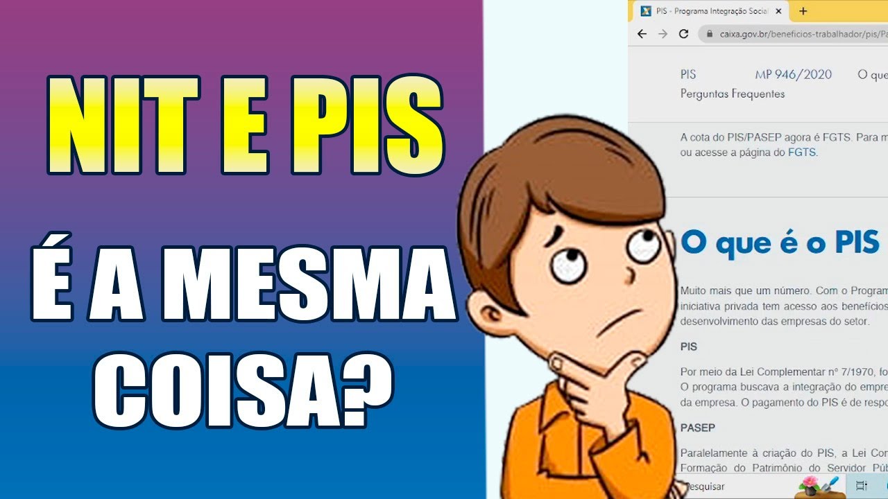 NIT e PIS é a Mesma Coisa? | Tire suas Dúvidas! - YouTube