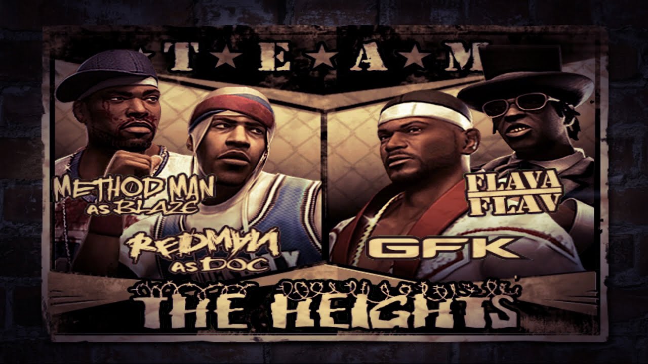 Def Jam Fight For NY Tag Team Blaze & Doc VS GFK & Flava Flav | 2K | PC ...