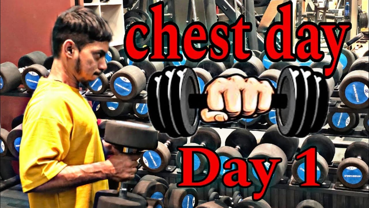 Best workout in GYM day 1 Chest - YouTube