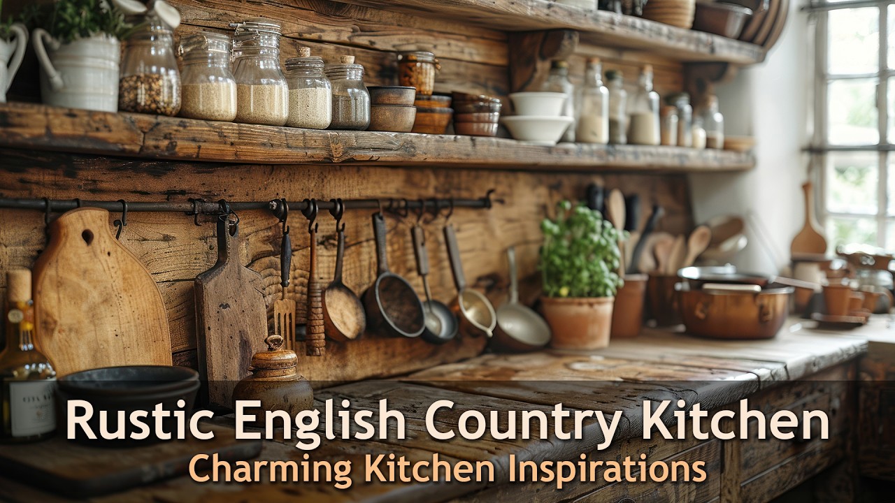 Transform Your Kitchen: Rustic English Country Style - YouTube