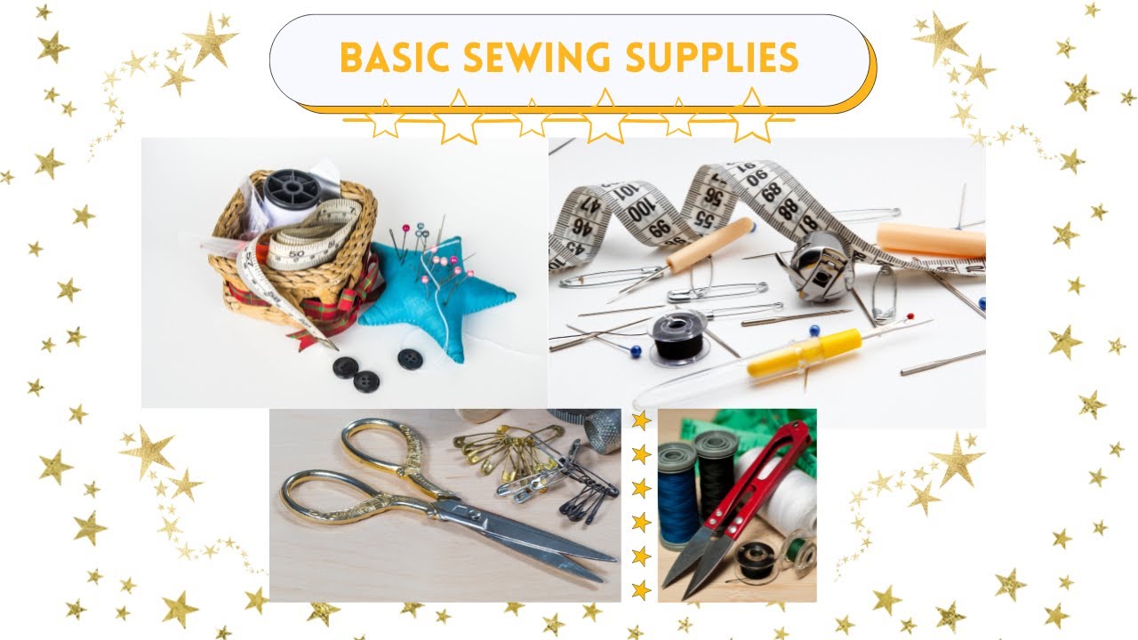 Basic Sewing Supplies - YouTube