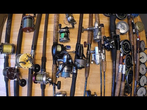 ROD & REEL - The MOST ACTIVELY USED VINTAGE FISHING TACKLE COLLECTION ...