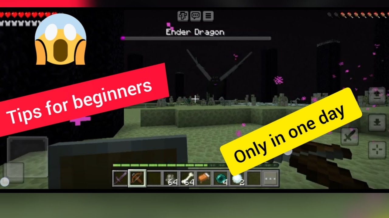 Minecraft tips for beginners how to beat Minecraft - YouTube