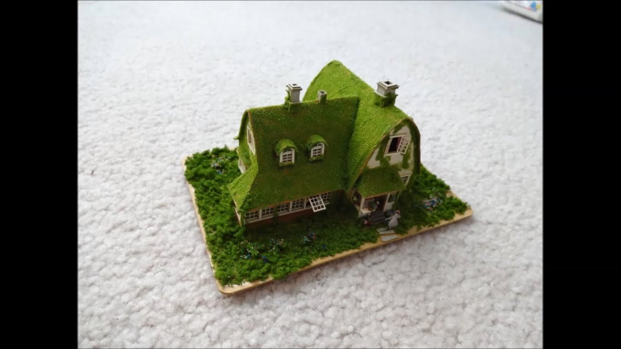 studio ghibli papercraft slideshow kiki's delivery service house - YouTube