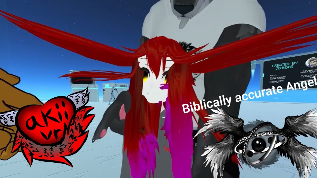 Akii VRChat stream highlights Biblically accurate angel. - YouTube