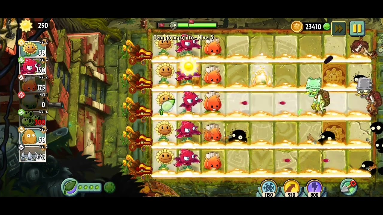 Plants vs Zombies 2 PVZ 2: Mundo Ciudad Perdida: Niveles infinitos ...