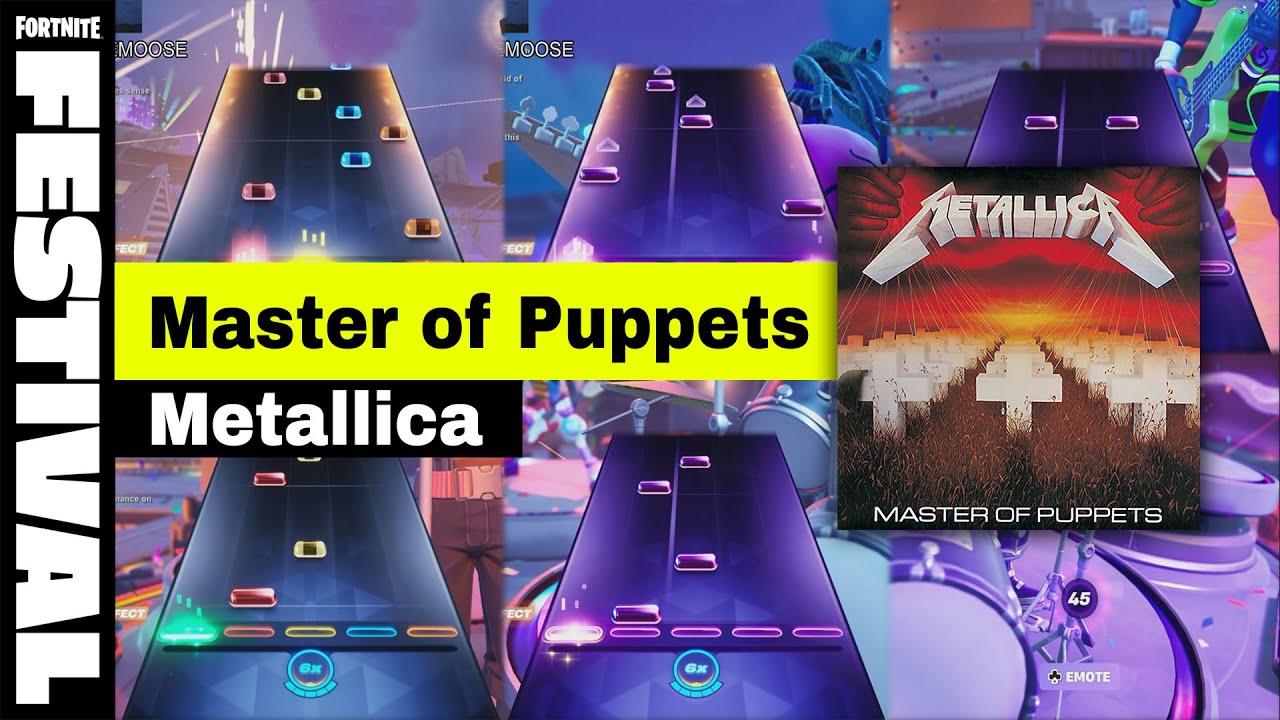 Fortnite Festival - "Master of Puppets" by Metallica (Chart Preview ...