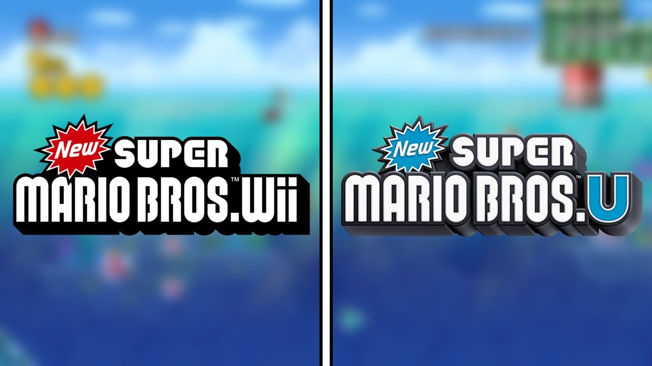 NSMB Wii vs. NSMB U: Beach Theme & Underwater Theme - YouTube
