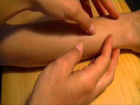 ♠ ASMR massaging my cousin's arm and palm, gently scratching and caressing Soft Spoken tone ♠