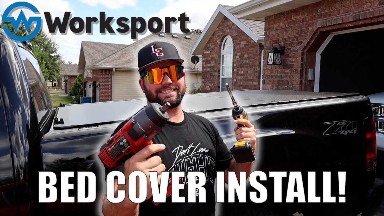 Worksport AL3 Folding Tonneau Cover Install and Review! 2007-2014 GM ...