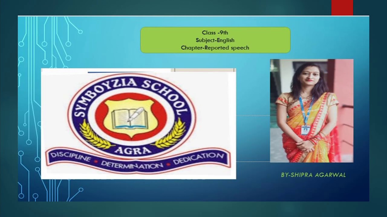 Class-9th Reported speech - YouTube