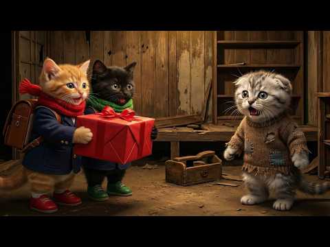 Tiny Kitten Helps Friends & Saves Day 🐱🎒 | Heartwarming Cat Rescue Story 💖
