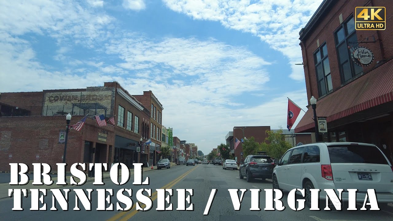 Bristol, Tennessee / Virginia - [4K] Downtown Tour - YouTube