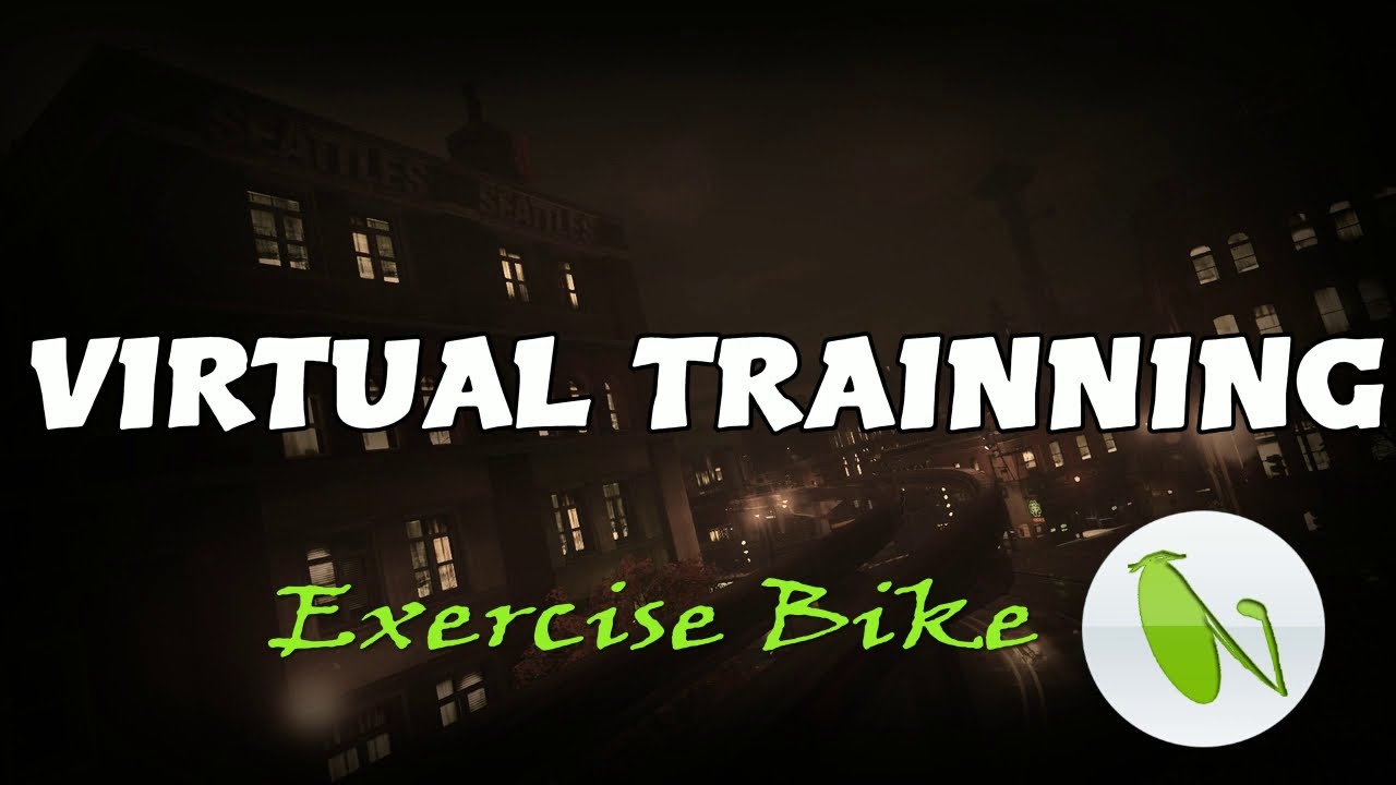 Virtual exercise bike training - 10 minutes - beginners route low ...