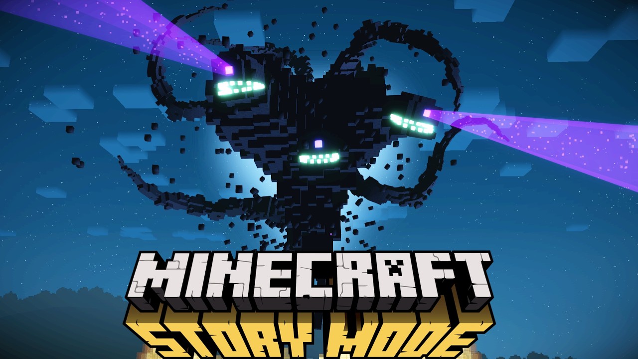 Minecraft: Story Mode | Wither Storm + Freecam Mod - YouTube