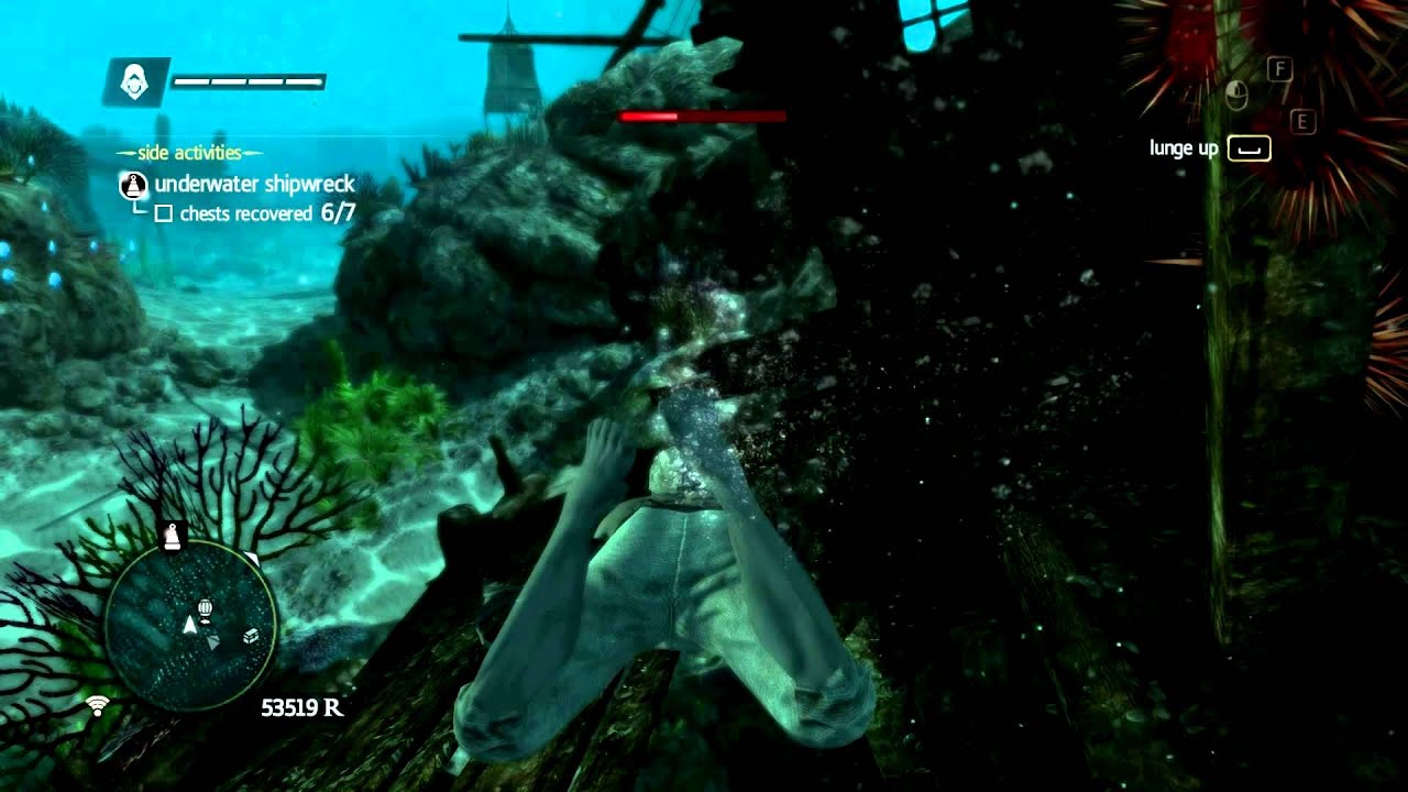 Assassin's Creed Black Flag - Diving - Antocha Wreck - YouTube