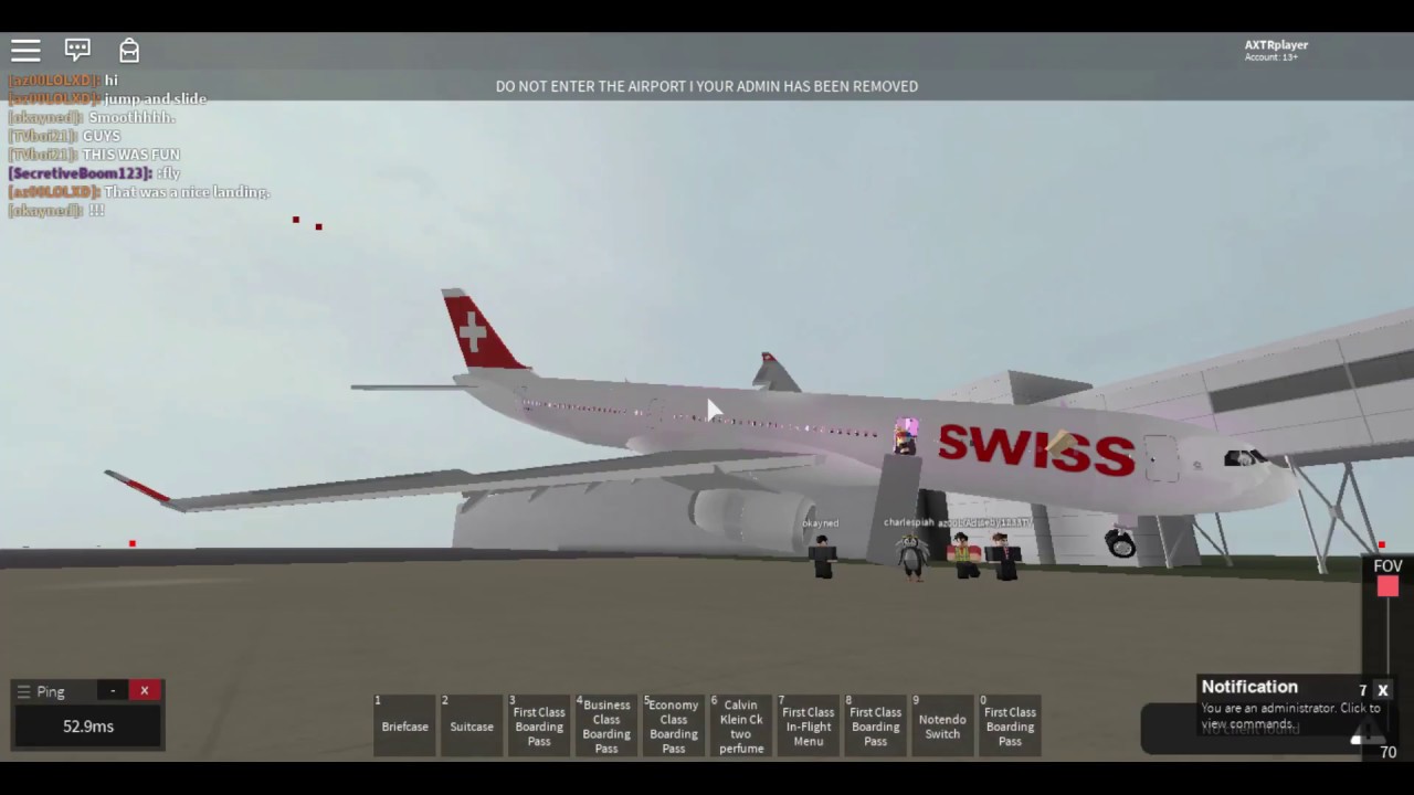[ROBLOX] Actual Swiss International Air Lines Bristol Airport footage ...
