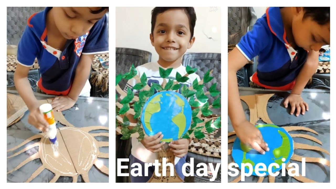 Craft ideas for Earth day| Earth day special craft| - YouTube