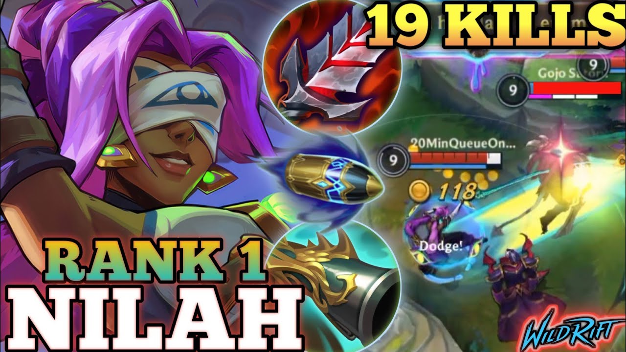 NILAH BRUTAL ONE SHOT BUILD ABUSE! UNSTOPPABLE - TOP 1 GLOBAL NILAH BY ...