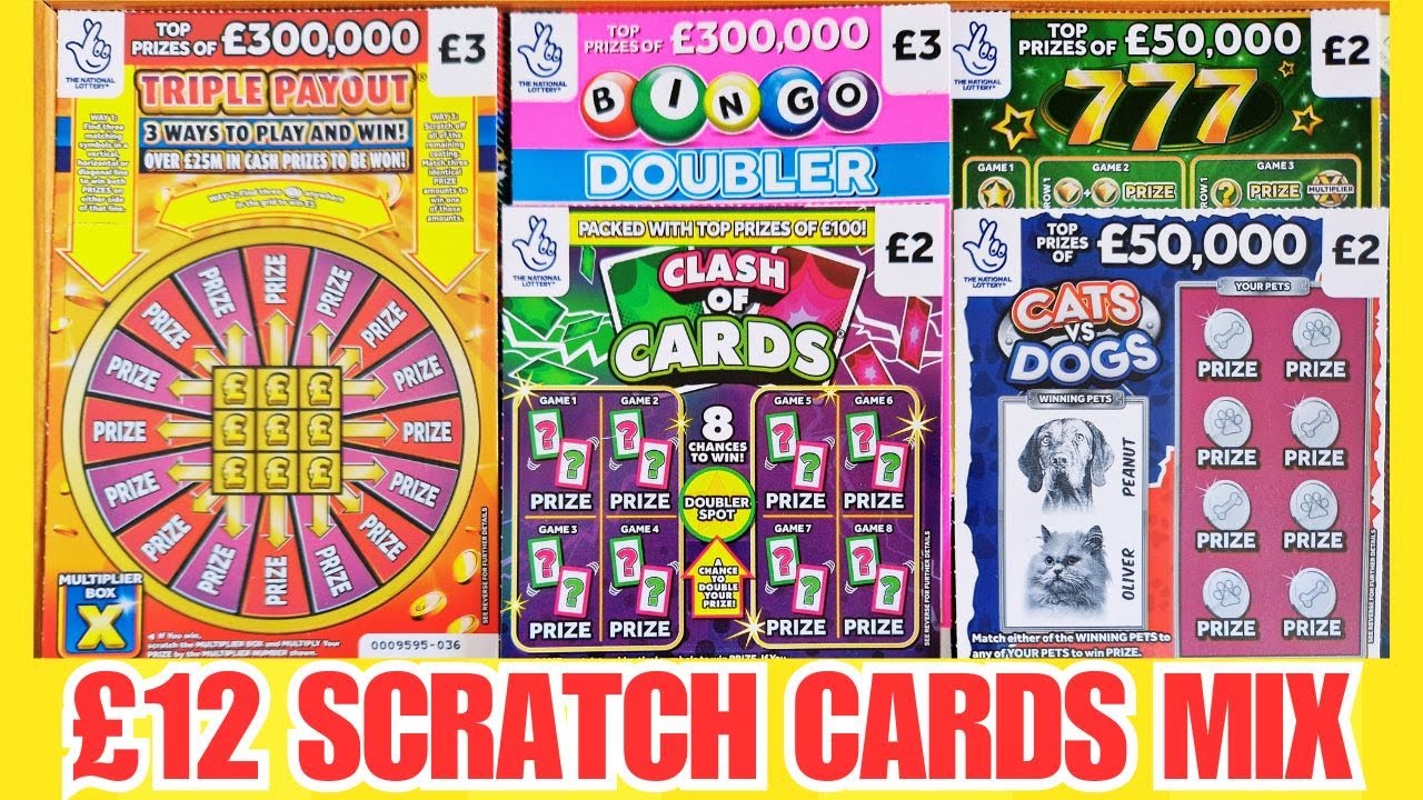 £12 lotto scratch cards mix #ukscratchcards - YouTube