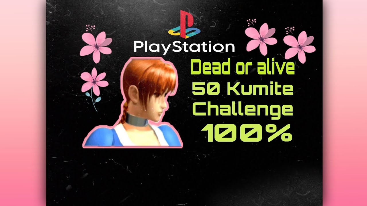 Dead or alive 1 - PS1 (50 Kumite challenge 100%) kasumi - YouTube