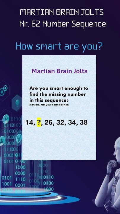 Martian Brain Jolt Puzzle 62 Number Sequence - YouTube