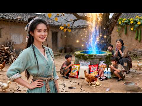 【IndoSub】Dari sumur tua, cahaya dan makanan modern. Gadis desa jadi penyelamat.#minidrama