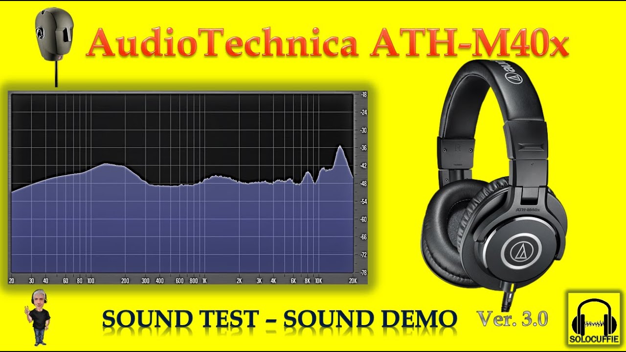 AUDIO TECHNICA ATH M40X - Review, Recensione, Sound Demo, Sound Test ...