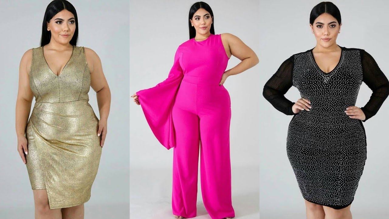 Glamorous Plus size Fashion Dress For Curvy Women | Latest Plus size ...