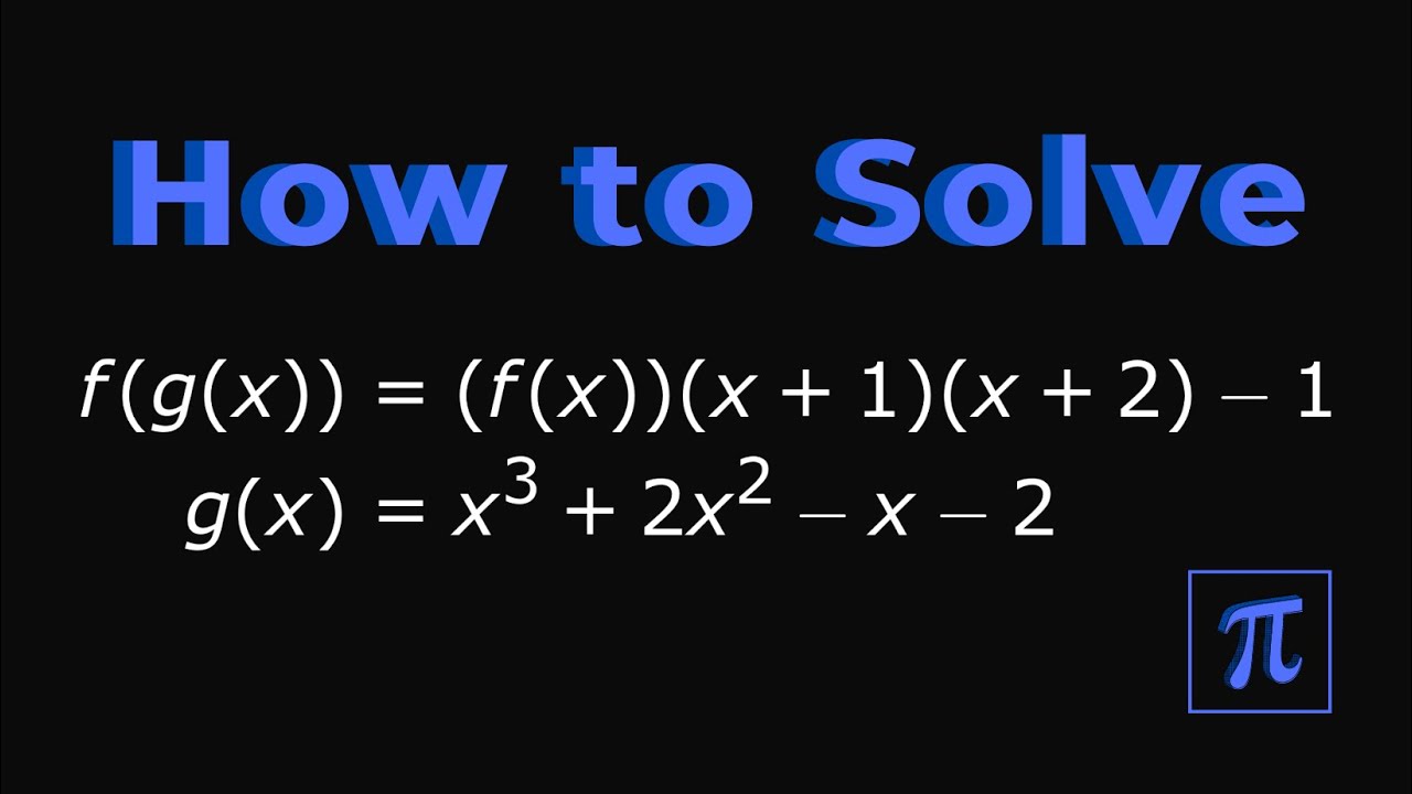 Can you find the function f(x) given these? | HOW TO SOLVE | Algebra ...