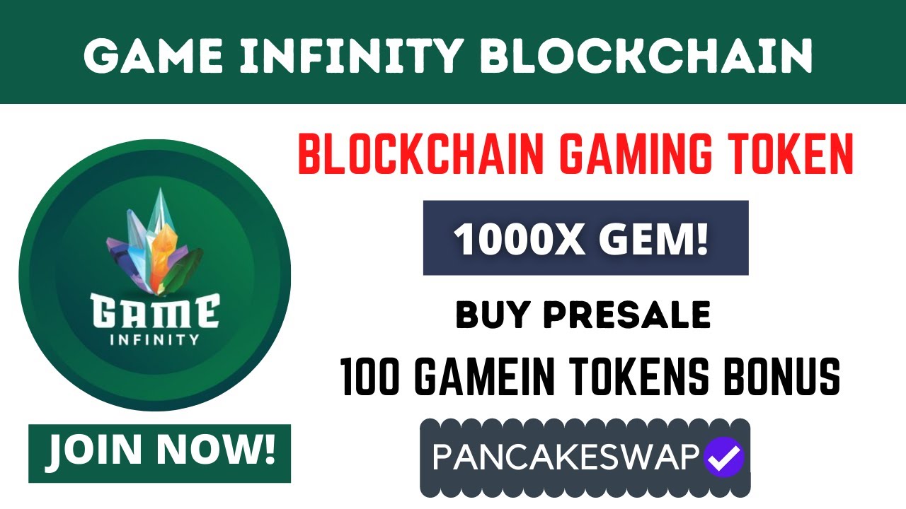 GAME INFINITY BLOCKCHAIN GAMIN TOKEN | 100 GAMEIN TOKEN JOINING BONUS ...