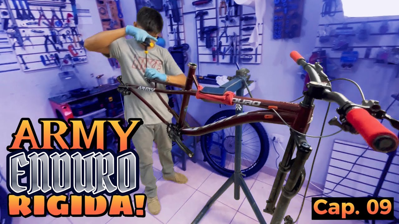 POR FIN NOS VAMOS A ARMAR LA BICICLETA HARDTAIL ARMY ENDURO RÍGIDA ...