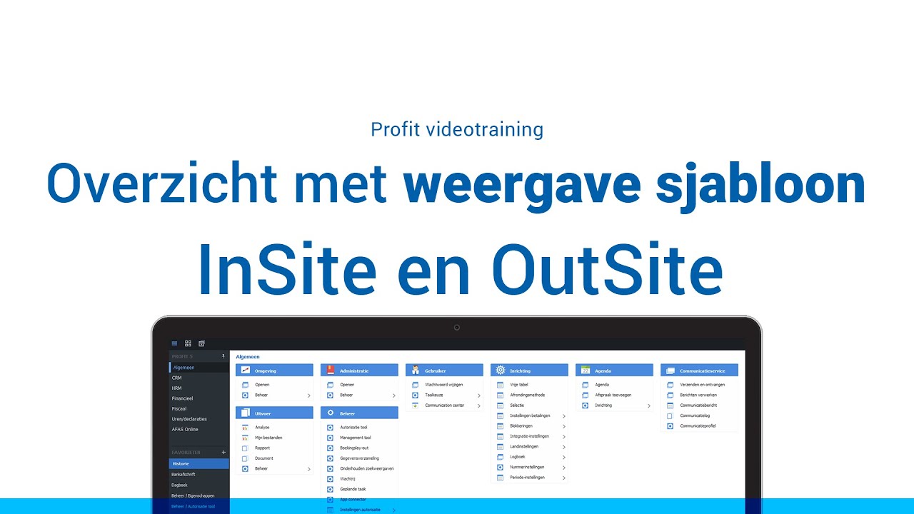 Overzicht stijlen met een weergave sjabloon in InSite en OutSite - YouTube