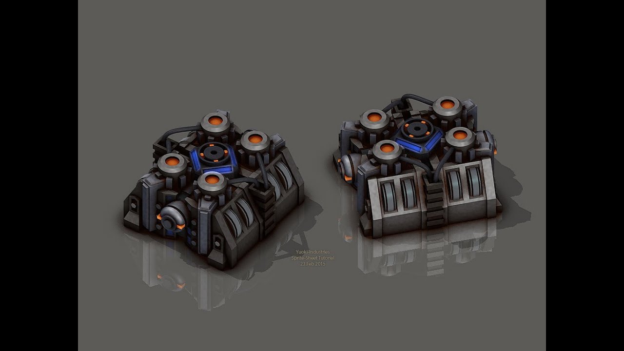 Make a Factorio Sprite-Sheet with Cinema4D - 05 - Improvements - YouTube