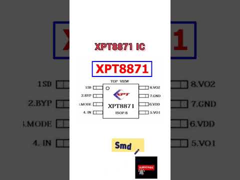 XPT8871 MOSFET PINOUT #akexperiment #electronic #pinout #XPT8871 #8871 ...