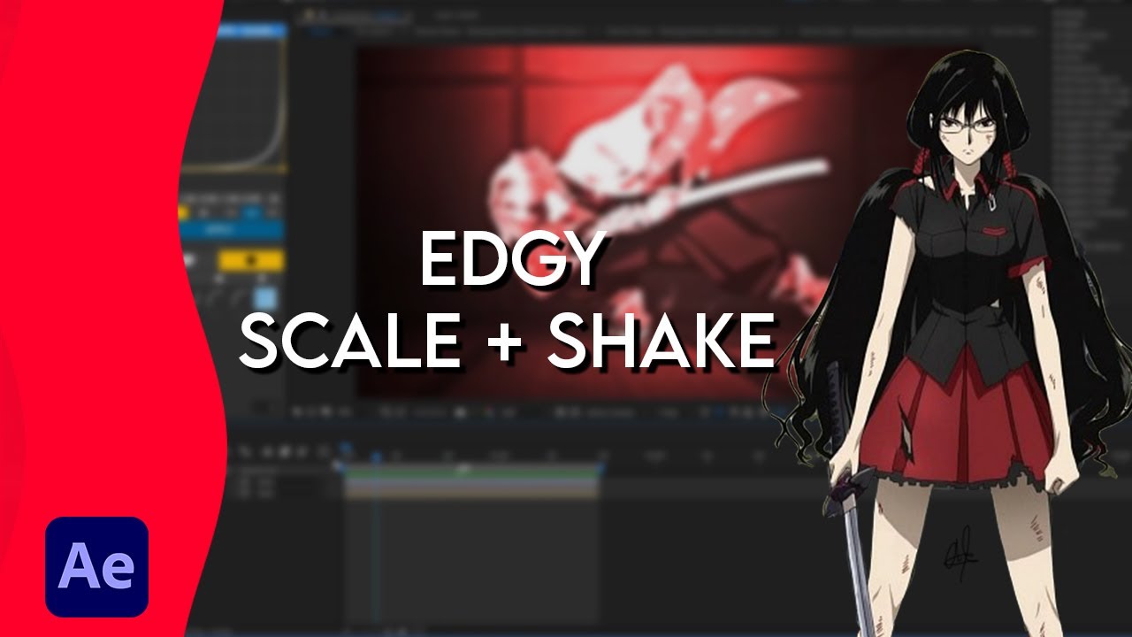 EDGY SCALE + SHAKE TUTORIAL | AFTER EFFECTS - YouTube