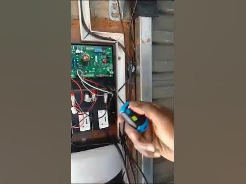 Centurion roll-up garage door motor remote programming - YouTube