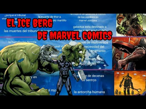 ICEBERG DE MARVEL COMICS| (1,2,3 NIVELES)| #comics #marvel #iceberg # ...