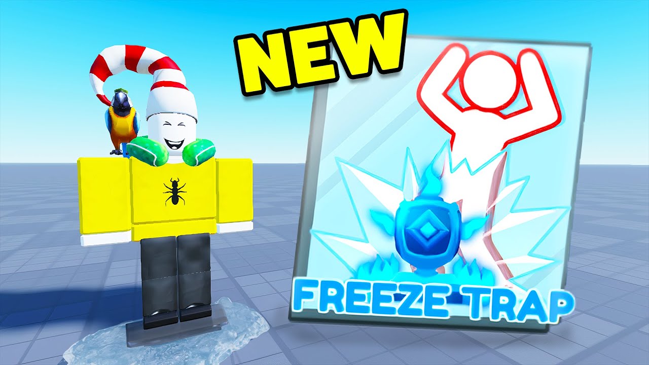New FREEZE TRAP ABILITY in Roblox Blade Ball.. - YouTube