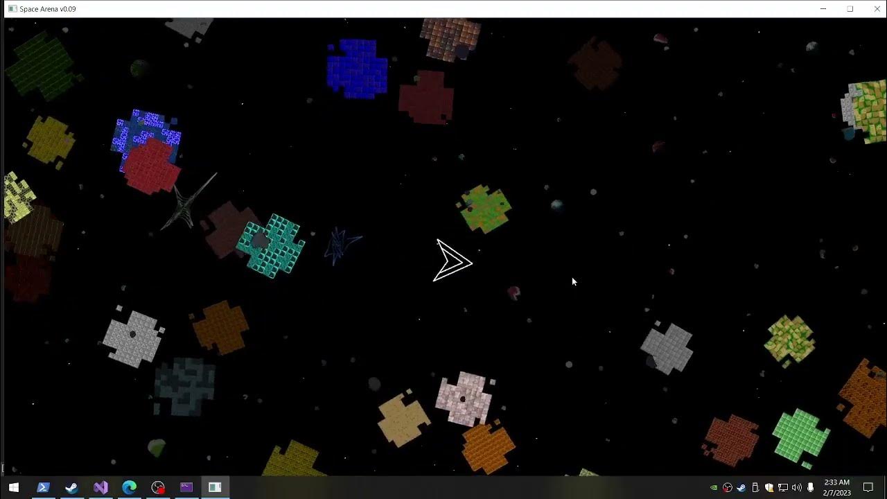 Asteroids: adding random velocities: Coding Asteroids & Trading in the Stars: C++/OpenGL ...